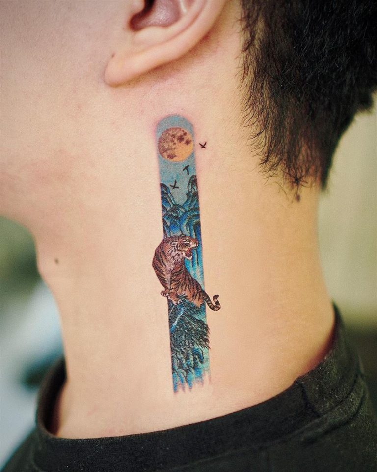 Vertical Tattoos That Illustrate The Beauty Of Asian Culture - The Wondrous